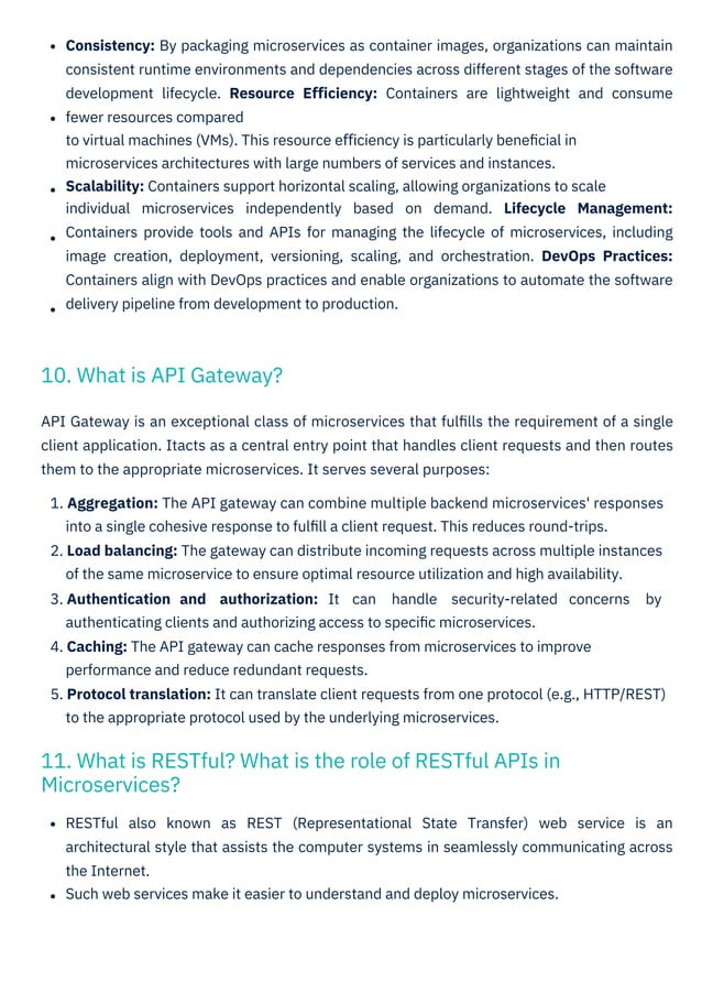 Microservices Interview Questions and Answers PDF By ScholarHat | PDF | Information Services ...