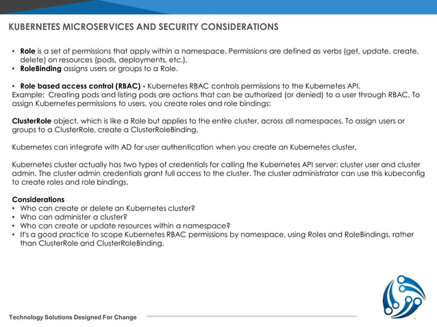 Reference architectures shows a microservices deployed to Kubernetes | PPT