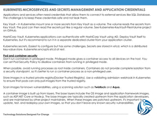 Reference architectures shows a microservices deployed to Kubernetes | PPT