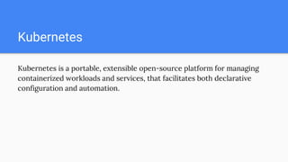 Microservices on kubernetes | PPT