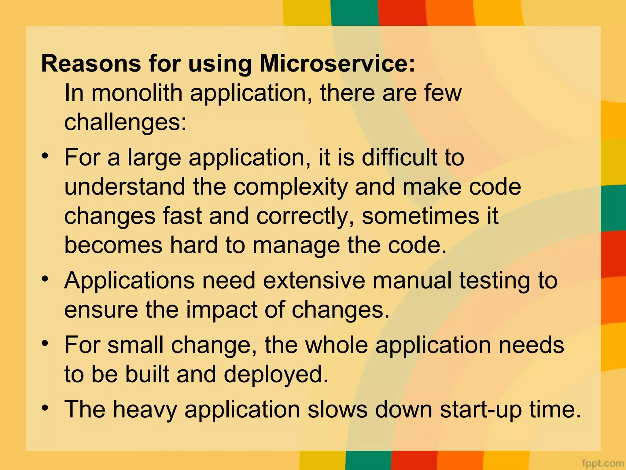 What is Microservices | PPT | Programming Languages | Computing