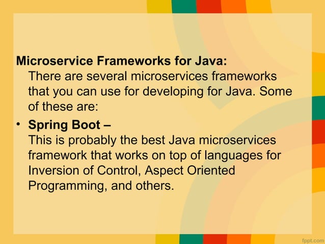 What is Microservices | PPT | Programming Languages | Computing