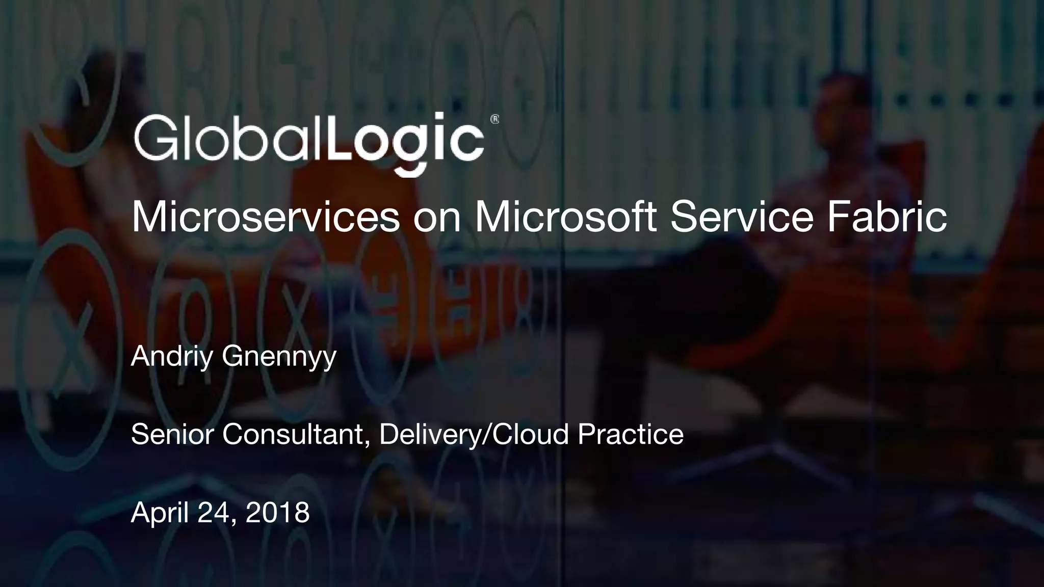 Implementation Of Systems Based On Microservices Architecture Of Microsoft Service Fabric Ppt