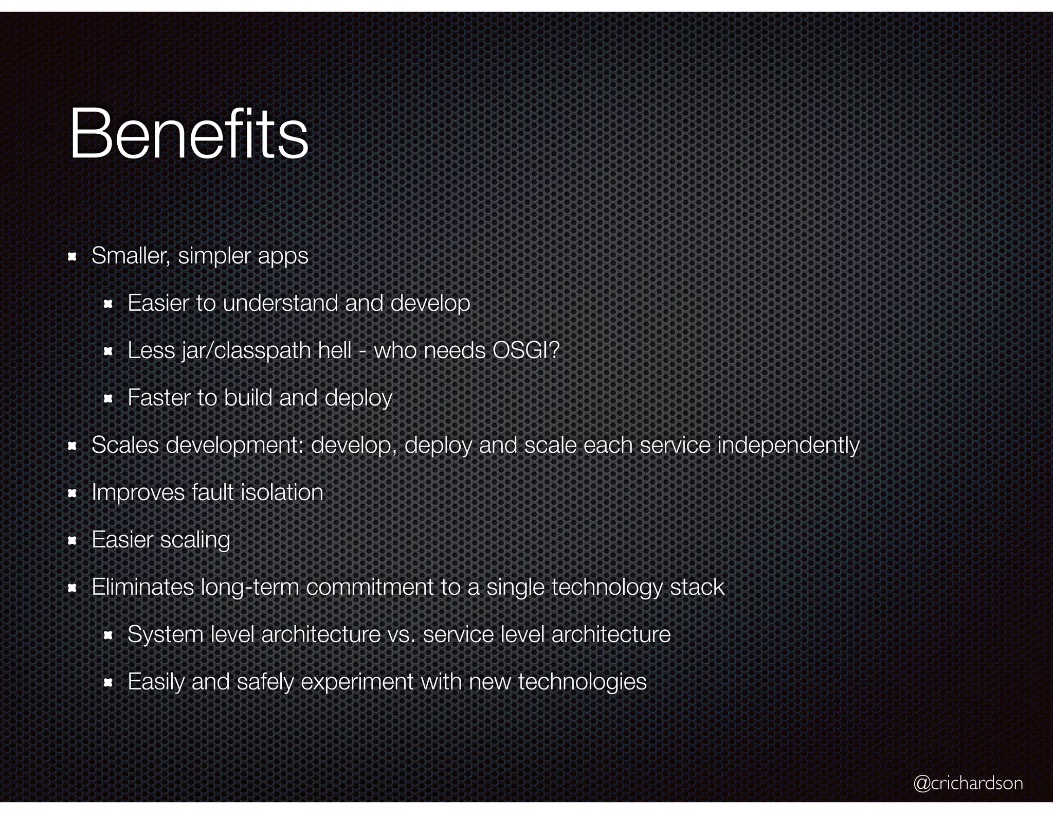 A pattern language for microservices (melbourne) | PPT