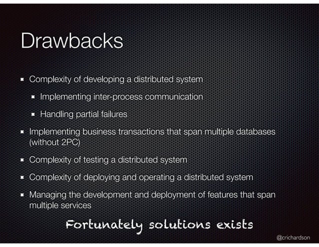 A pattern language for microservices (melbourne) | PPT