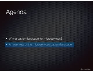 A pattern language for microservices (#SFMicroservices) | PPT