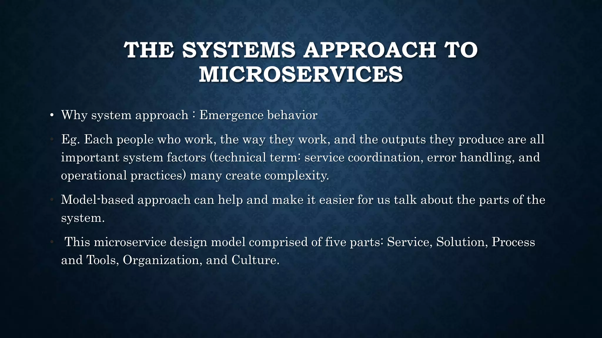 Microservices Architecture | PPTX