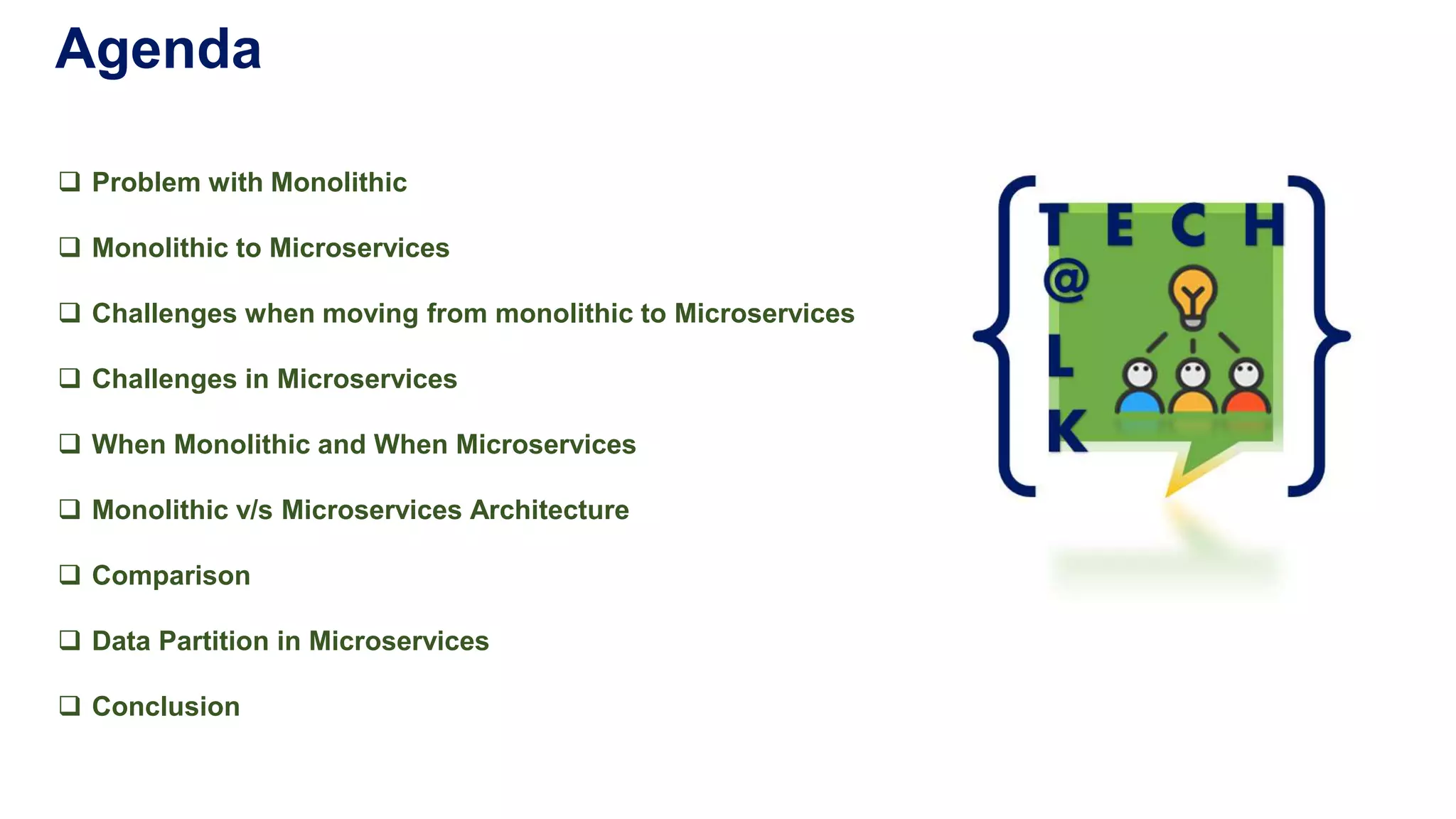 Microservices tech talk ppt | PPT