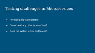 Microservices testing consumer driven contracts using pact | PPT