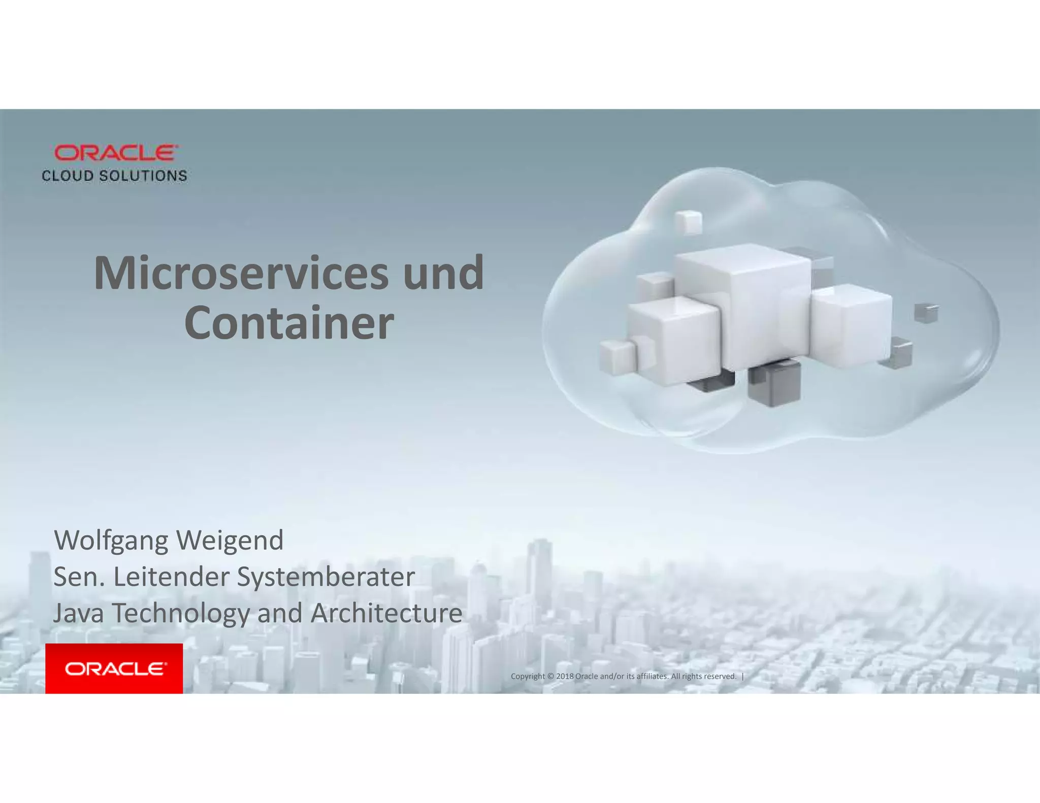 Microservices and Container | PPT