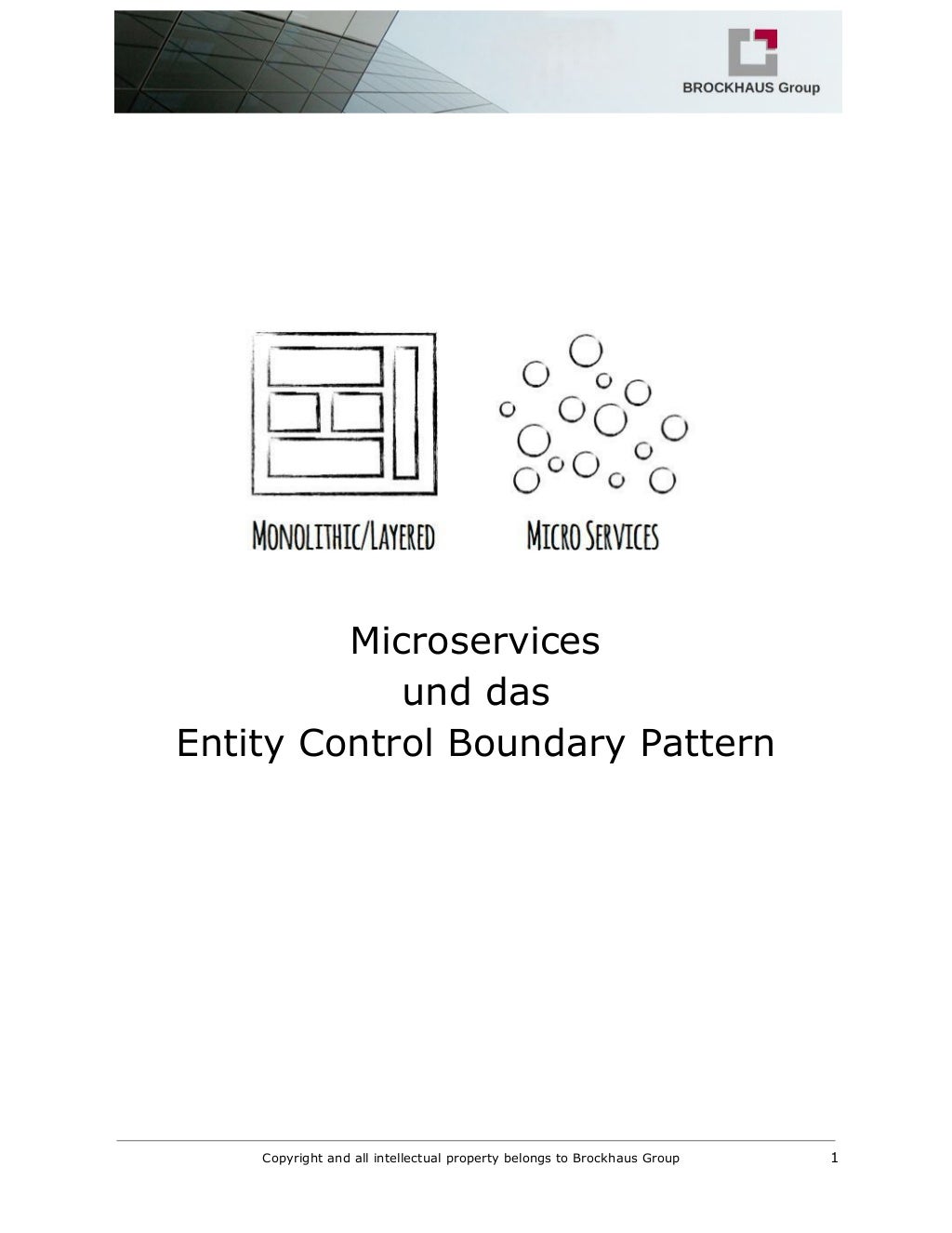 Microservices Und Das Entity Control Boundary Pattern