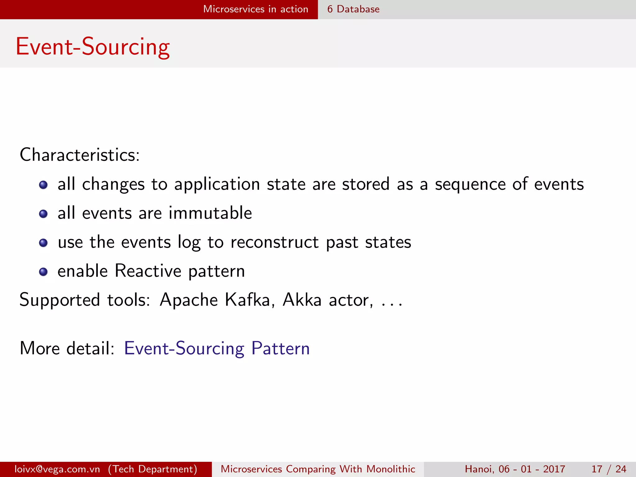 Microservices vs monolithic | PDF | Databases | Computer Software and Applications