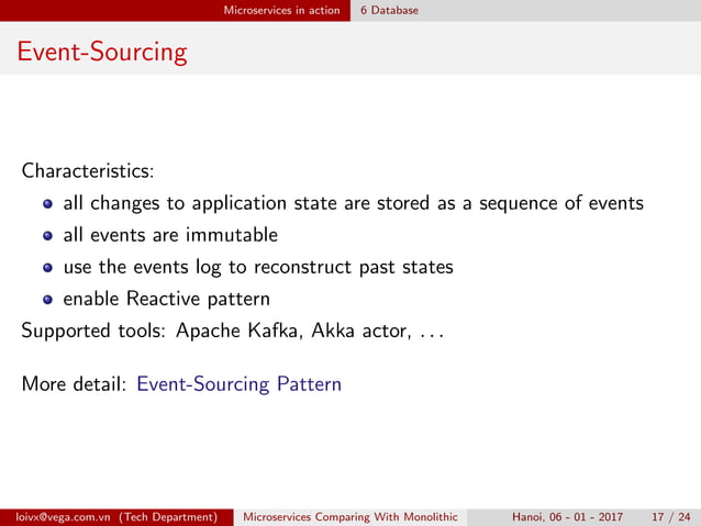 Microservices vs monolithic | PDF | Databases | Computer Software and Applications