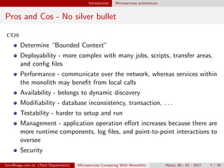 Microservices vs monolithic | PDF