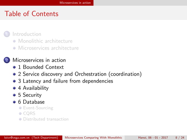 Microservices vs monolithic | PDF | Databases | Computer Software and Applications