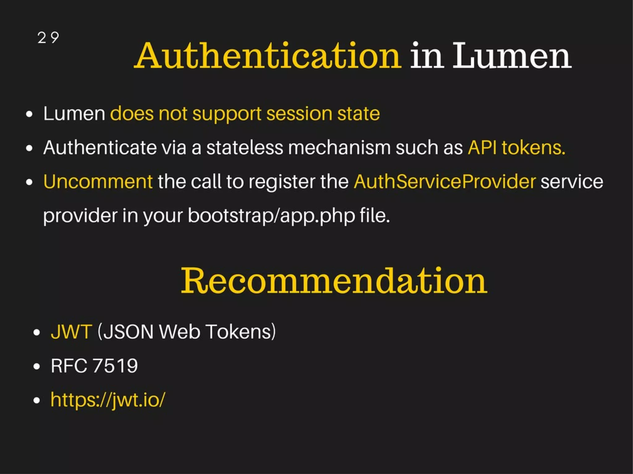 Micro-services Architecture and Lumen Micro-framework | PPT