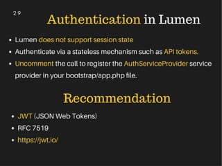Micro-services Architecture and Lumen Micro-framework | PPT