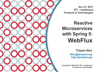 Reactive Microservices with Spring 5: WebFlux | PDF