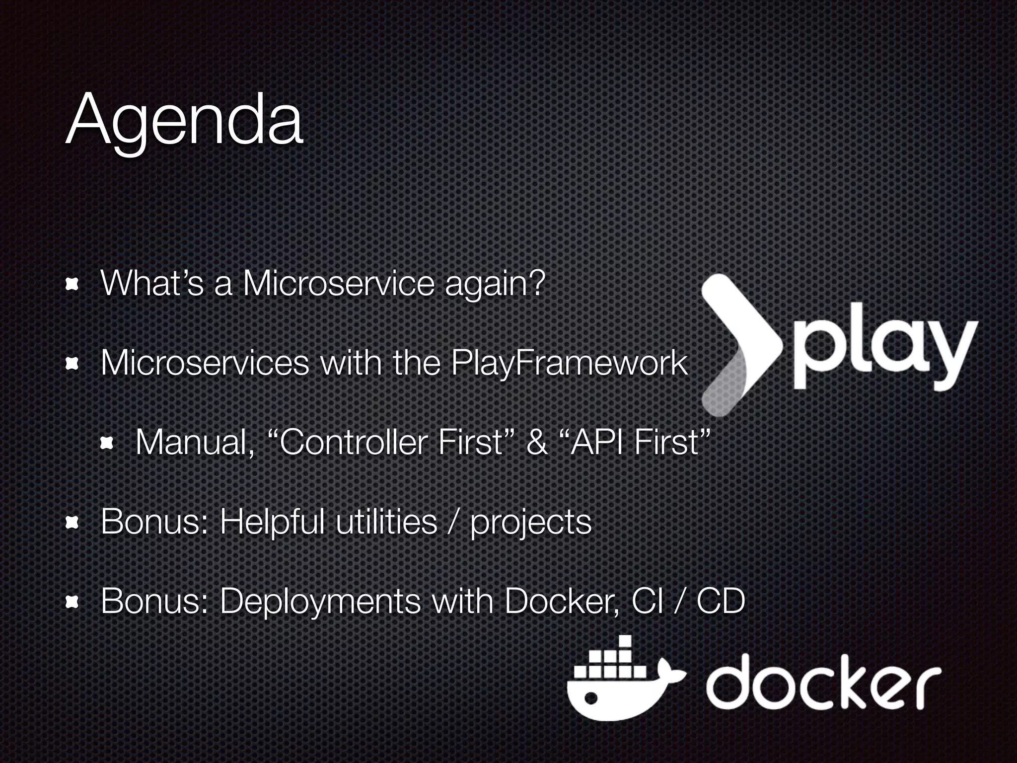 Microservices With The Playframework Ppt