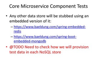 Microservice test strategies for applications based on Spring, K8s and ...