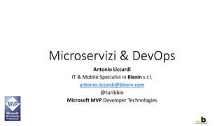Microservizi & DevOps | PPT