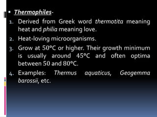 Factors affecting the growth of microbes | PPTX