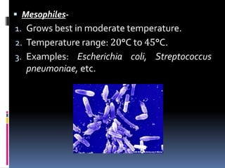 Factors affecting the growth of microbes | PPTX