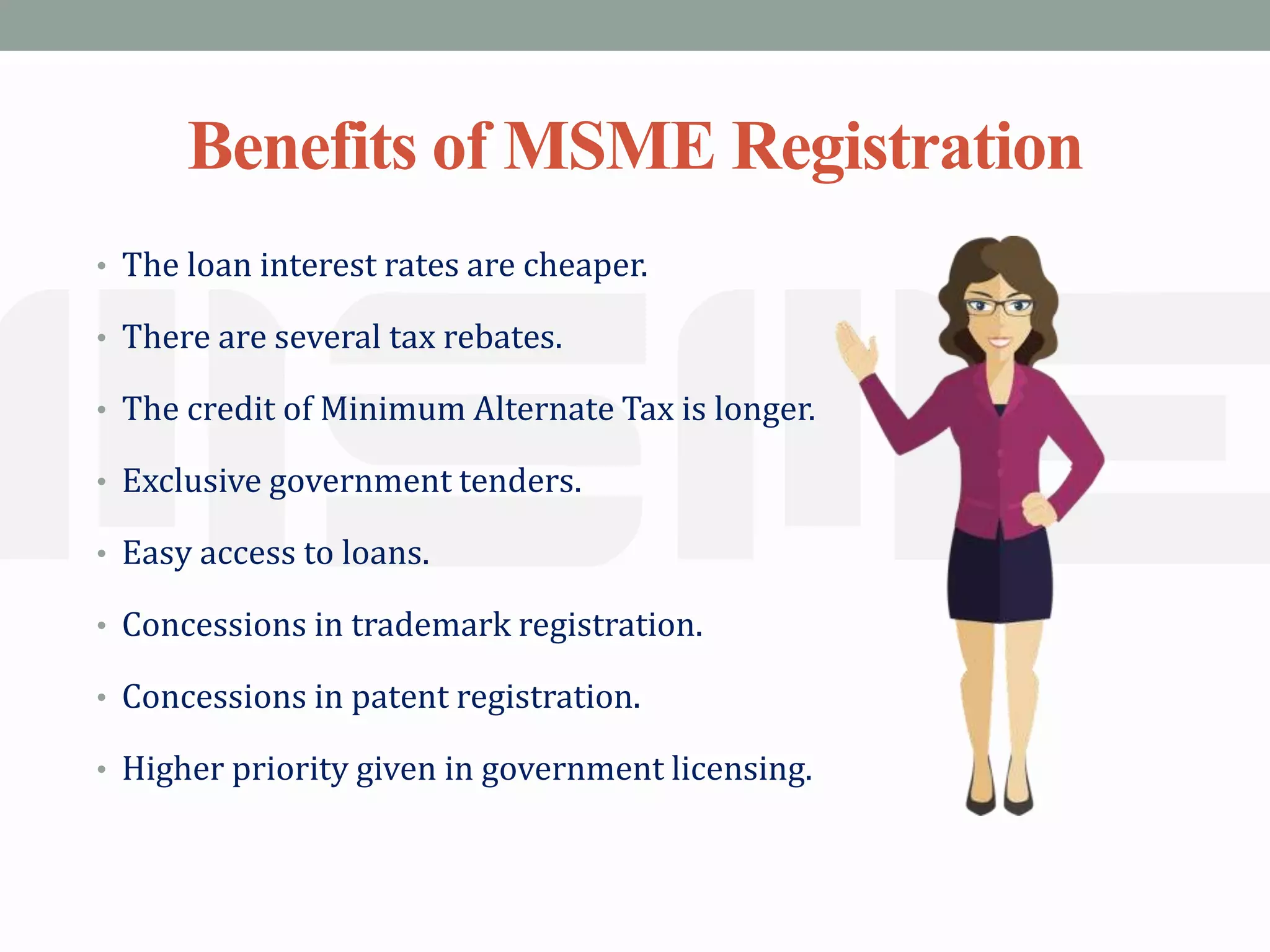 MSME Registration Process in India PPT | PPTX