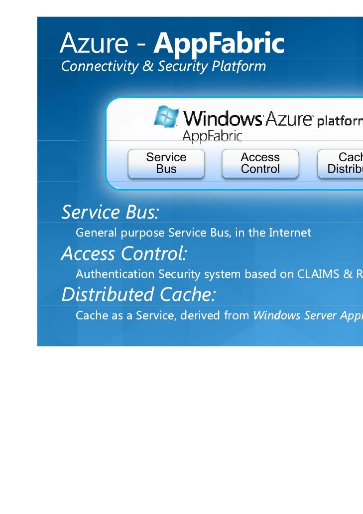 Microsoft PaaS Cloud Windows Azure Platform