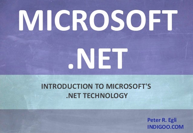 Microsoft .NET Platform