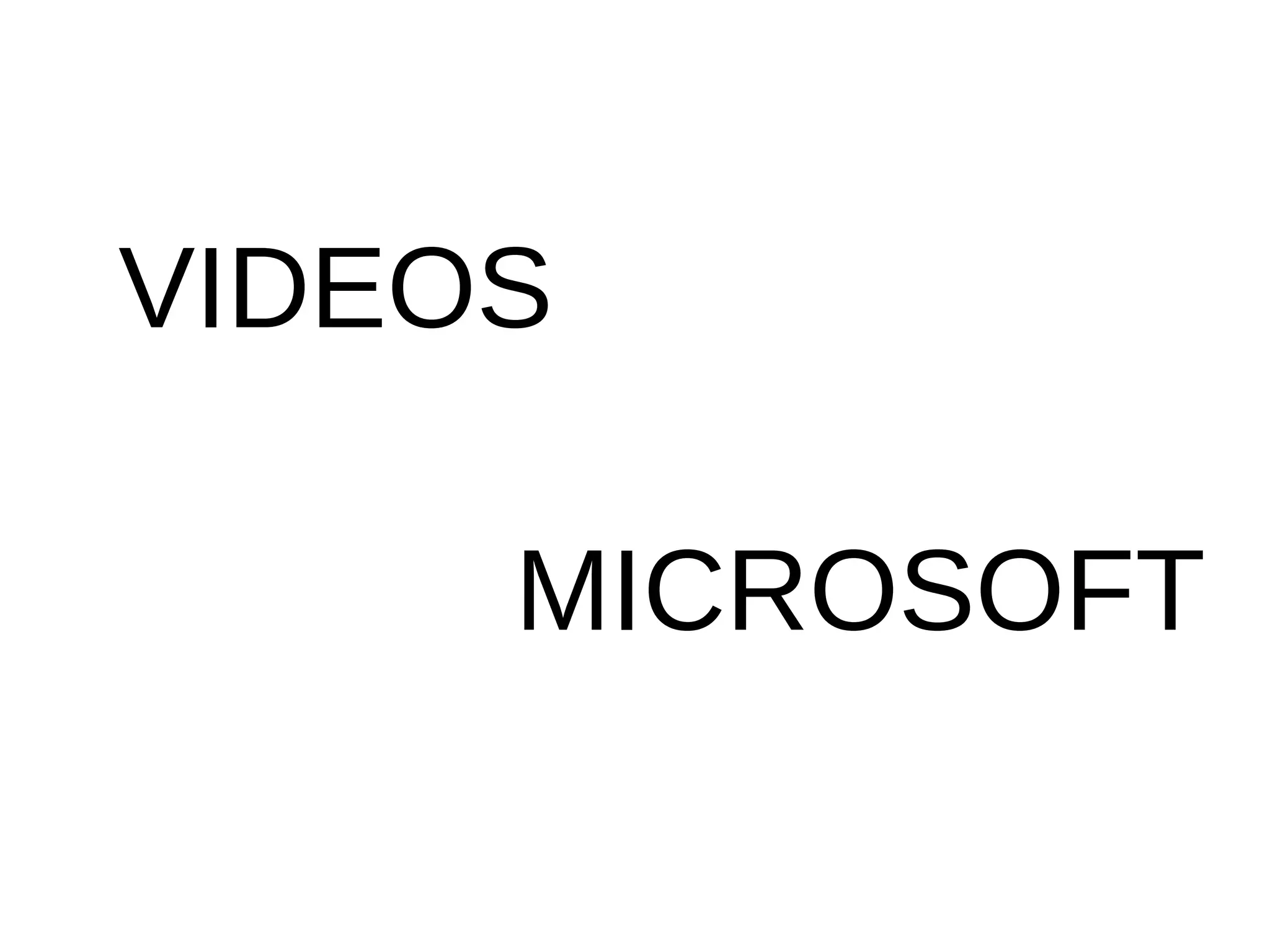 Microsoft videos | ODP