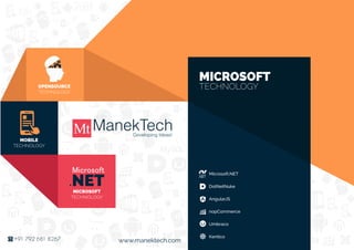 Asp.net Web Application Development Services | ManekTech | PPT