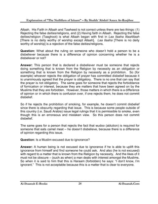 Microsoft word explanation of the nullifiers of islaam.doc