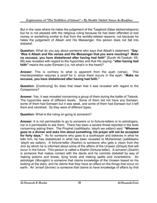 Microsoft word explanation of the nullifiers of islaam.doc