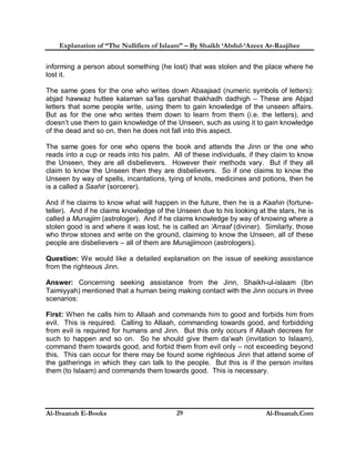 Microsoft word explanation of the nullifiers of islaam.doc