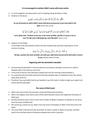 Microsoft word lesson 02 aqeedah-20090221 | PDF