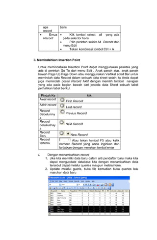Microsoft access-2003 | PDF
