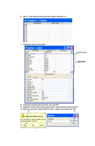 Microsoft access-2003 | PDF