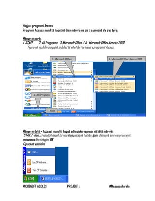 Microsoft access-projekt-ne-word | PDF