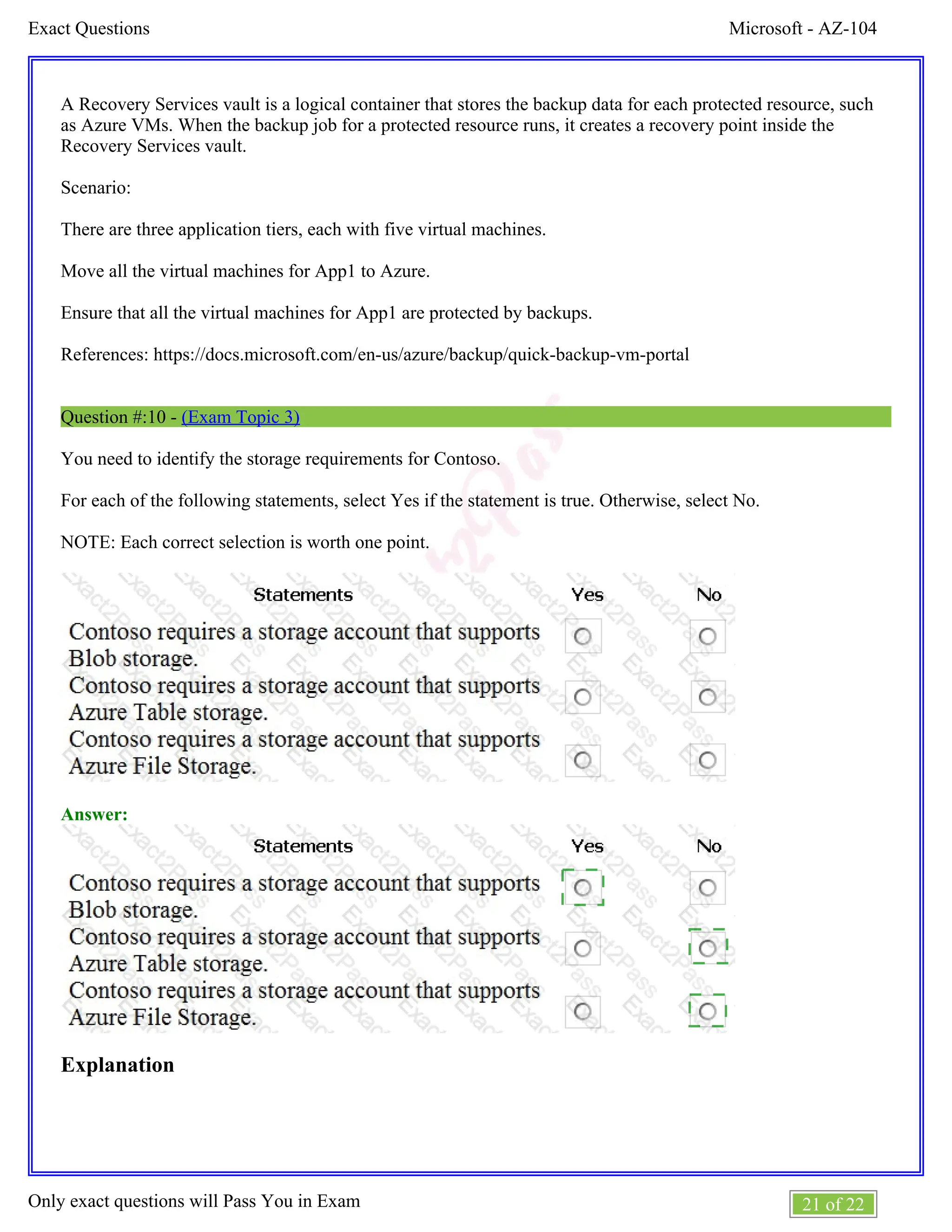 latest AZ-104 Exam Questions and Answers | PDF