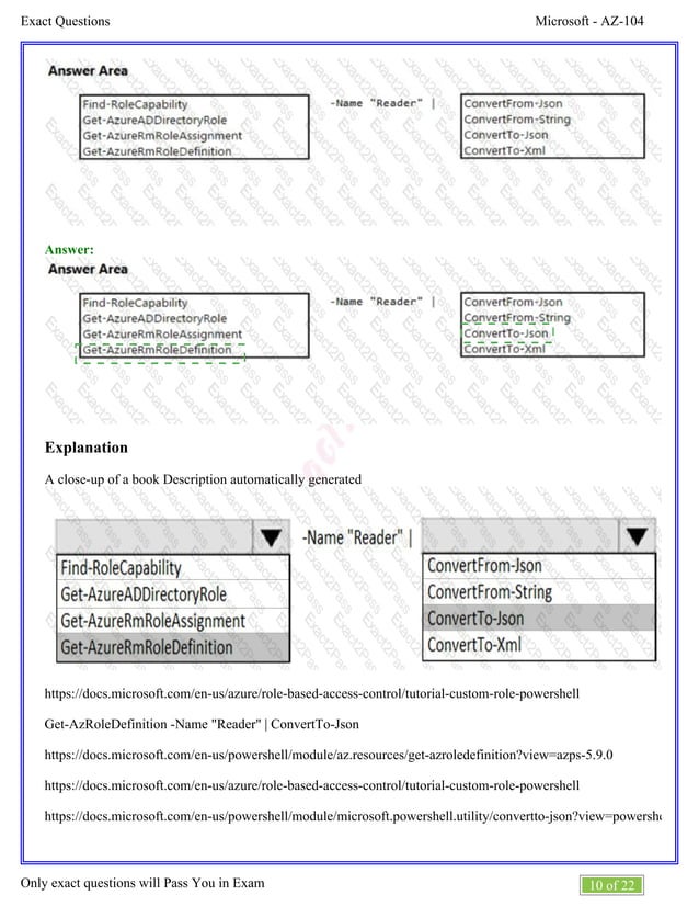 latest AZ-104 Exam Questions and Answers | PDF