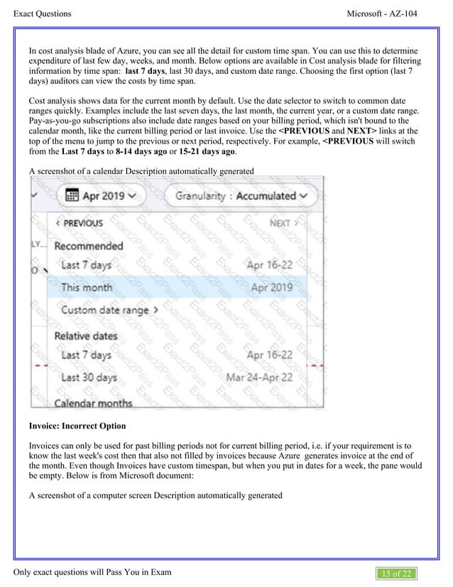 latest AZ-104 Exam Questions and Answers | PDF