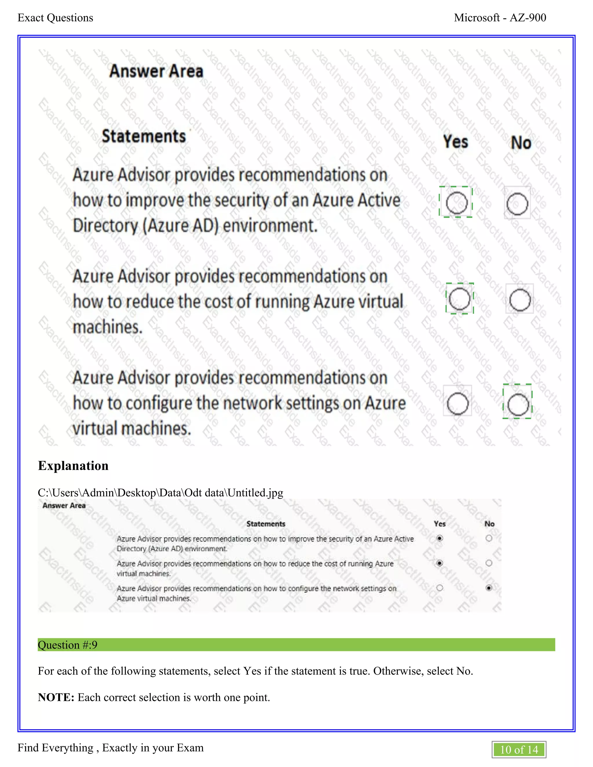 Exact Microsoft AZ-900 Questions And Answers | PDF