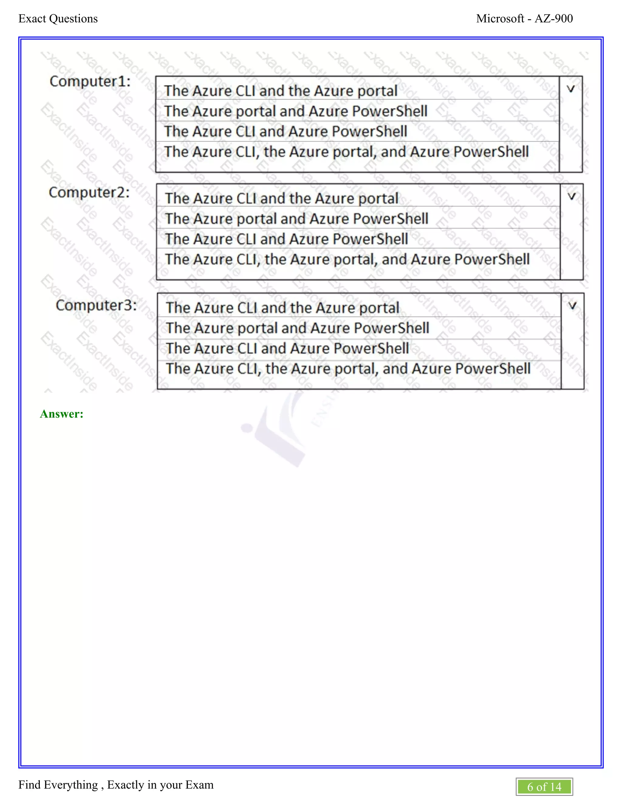 Exact Microsoft AZ-900 Questions And Answers | PDF