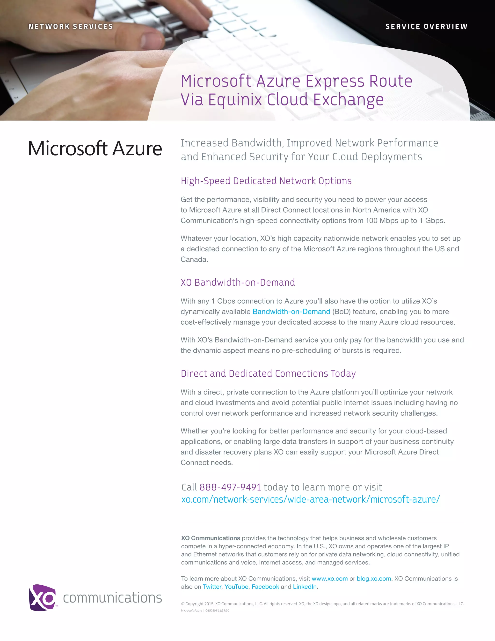Microsoft Azure Express Route | PDF
