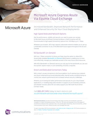 Microsoft Azure Express Route | PDF