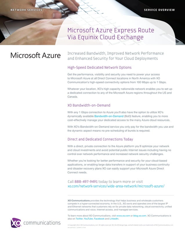 Microsoft Azure Express Route | PDF | Cloud Computing | Internet