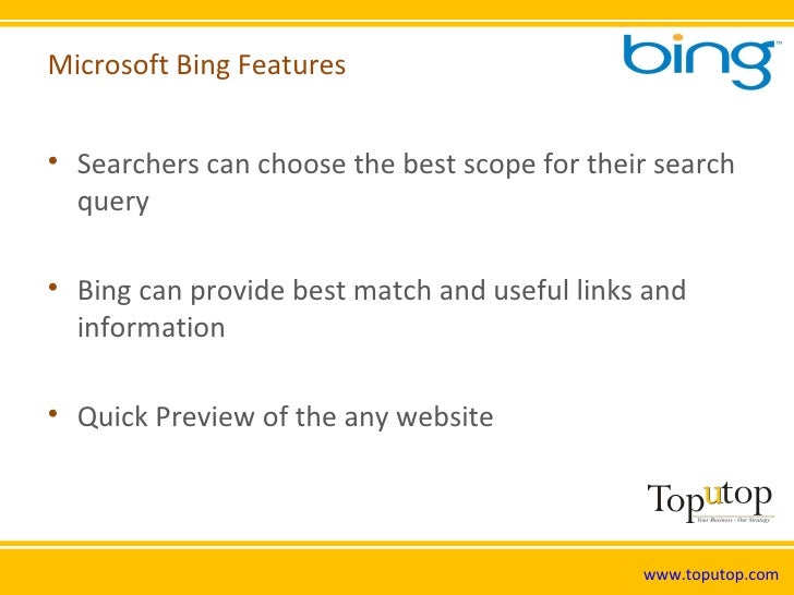 Microsoft Bing Features