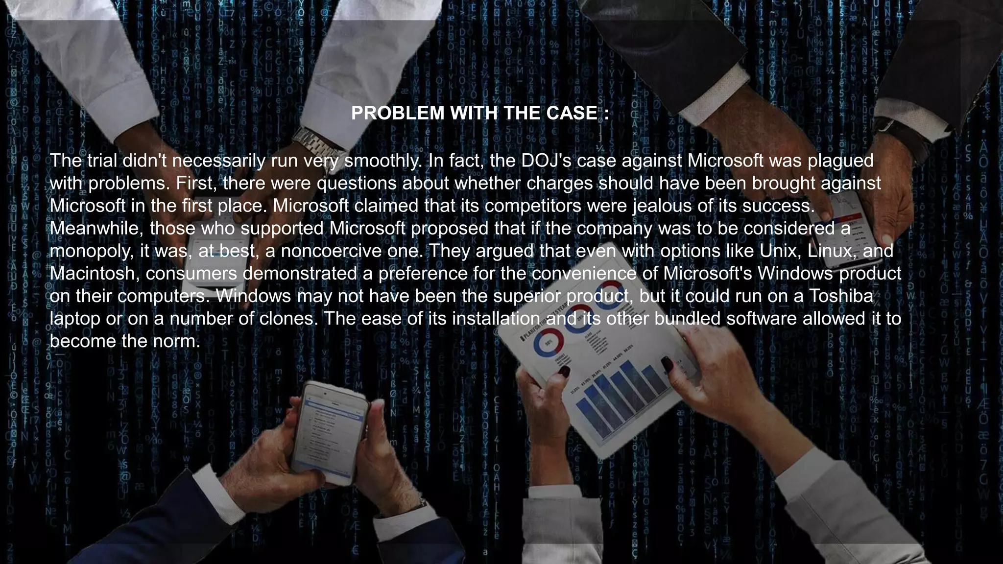 CASE STUDY ON MICROSOFT ANTITRUST CASE | PPT