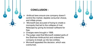 CASE STUDY ON MICROSOFT ANTITRUST CASE | PPTX